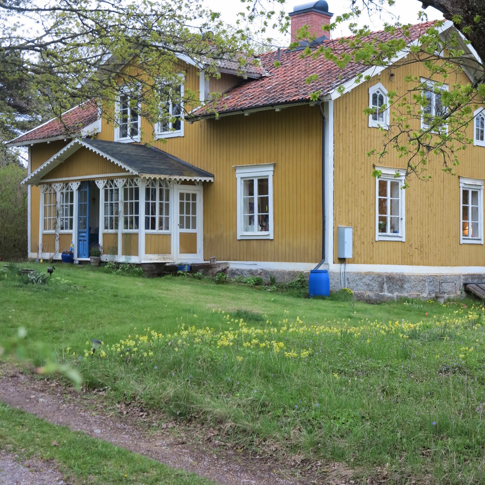 Ett gammalt timmerhus: Härliga gamla hus...