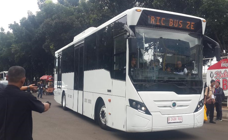 Inilah Bus Elektrik Akan Beroperasi Di Bandara Soekarno Hatta