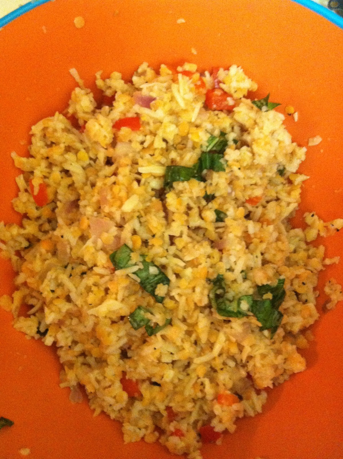 Favorite Recipes: Red Lentil-Rice Cakes with Simple Tomato Salsa