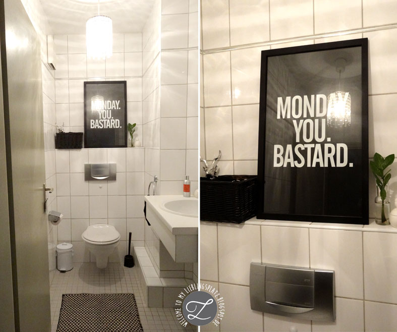 Welcome to my Lieblingsplatz: Behind the scenes oder: neues Bild im WC