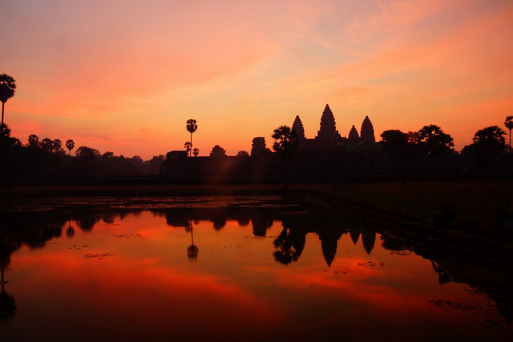 GOLDEN ANGKOR WAT, SIEM REAP, KINGDOM OF CAMBODIA - CAMBODIA