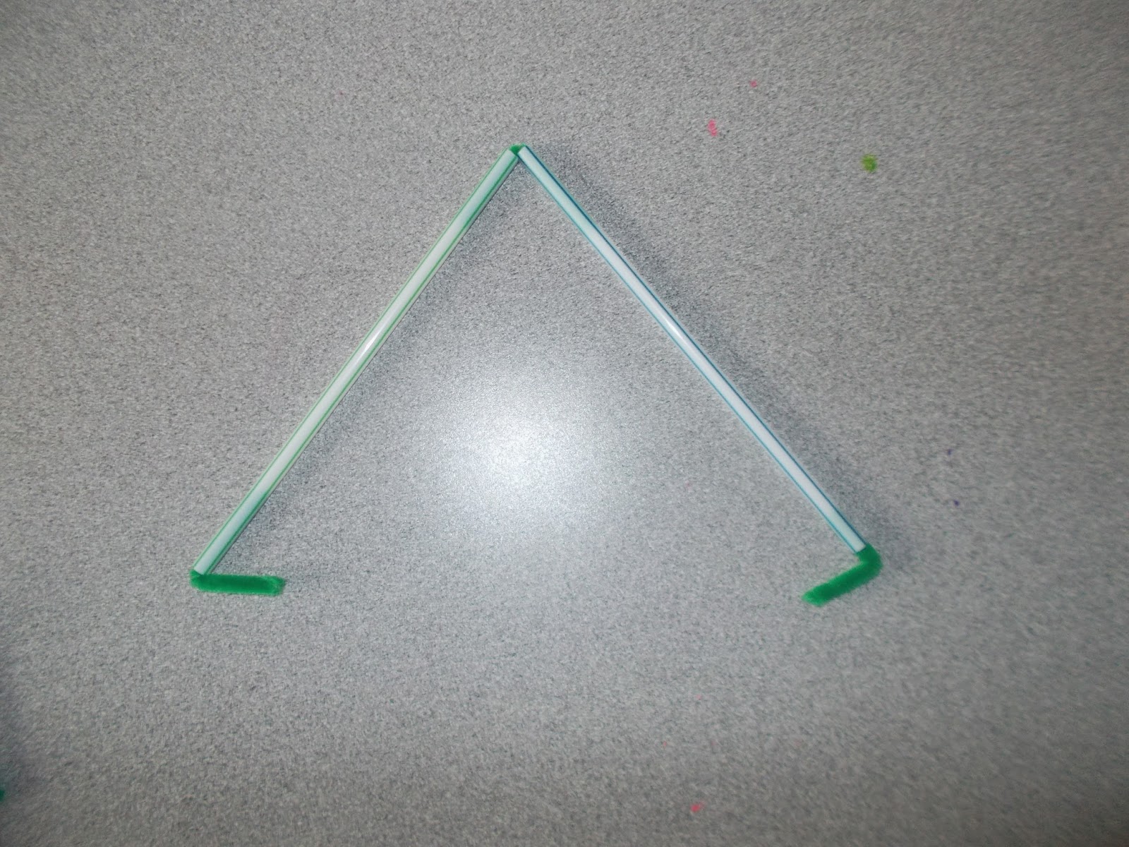 Chipman's Corner Preschool: Straw Letters and Shapes