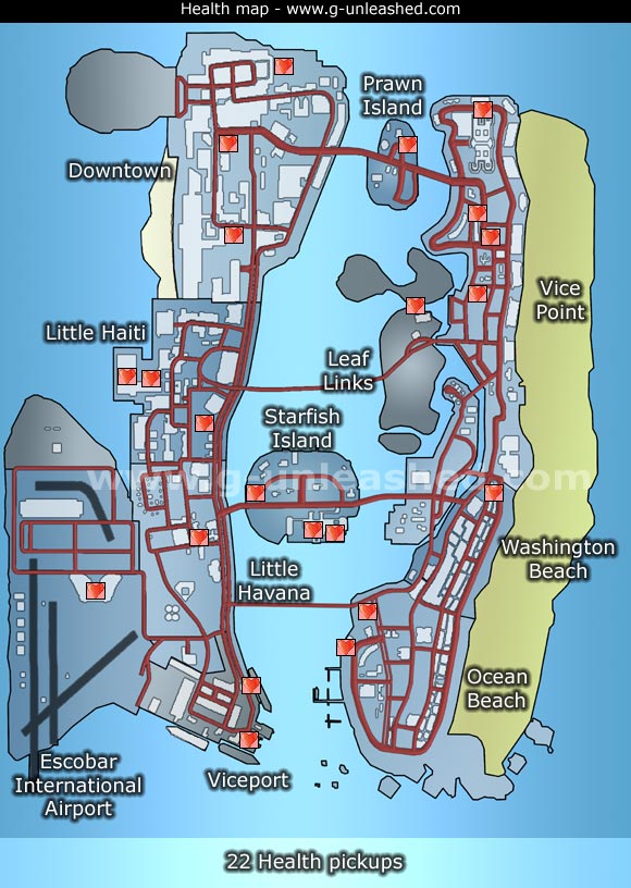 GTA :- Vice City: Vice City Map!!!