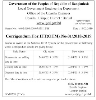 আজকের দরপত্র বিজ্ঞপ্তি সবধরনের স্থানীয় / আন্তর্জাতিক: E-tender-egp ...