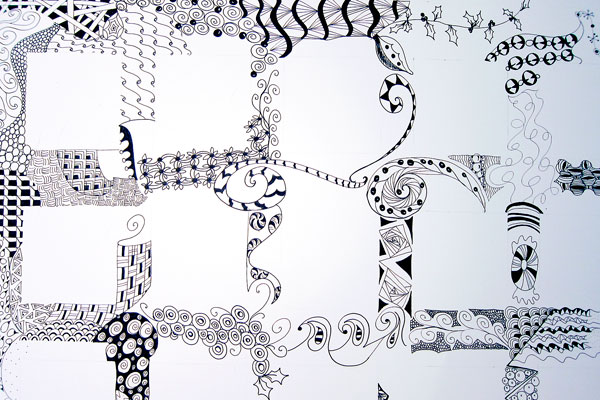 paperwhitestudio: Zentangle Advent Calendar