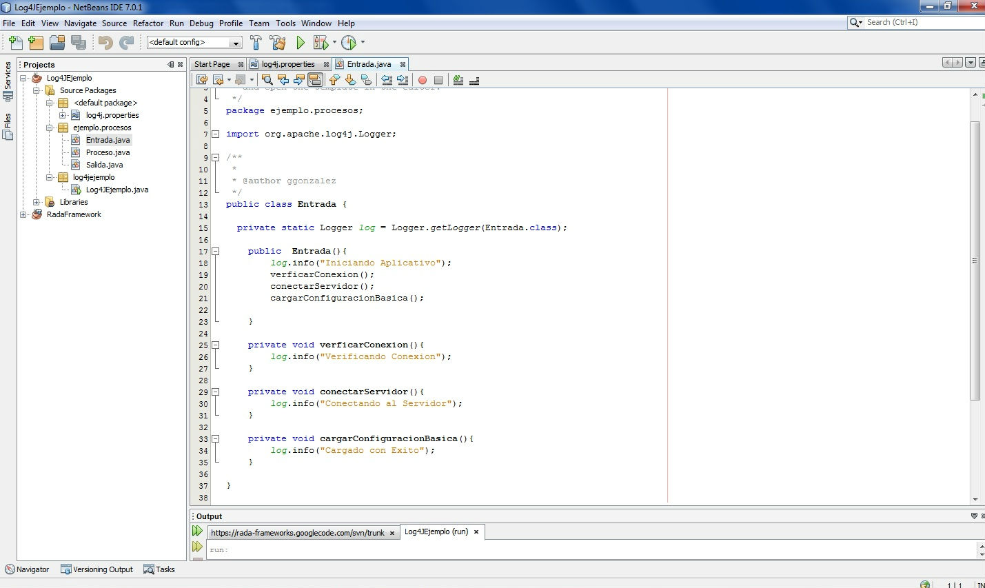 Vacil Mio y Bayuncadas: Logger en JAVA