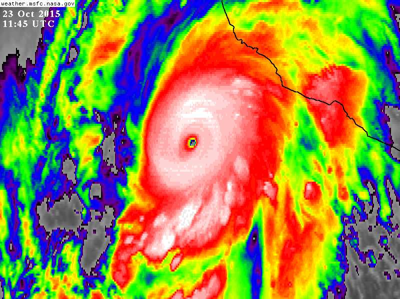 Hurricane Patricia Now The Strongest Hurricane On Record!