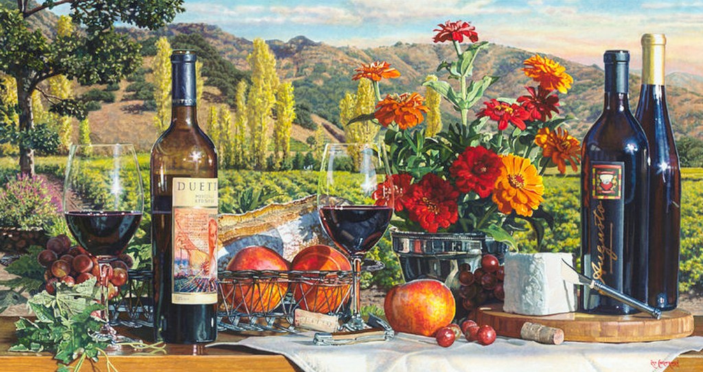 Historia y evolución de la pintura artística : Bodegones en paisajes ...