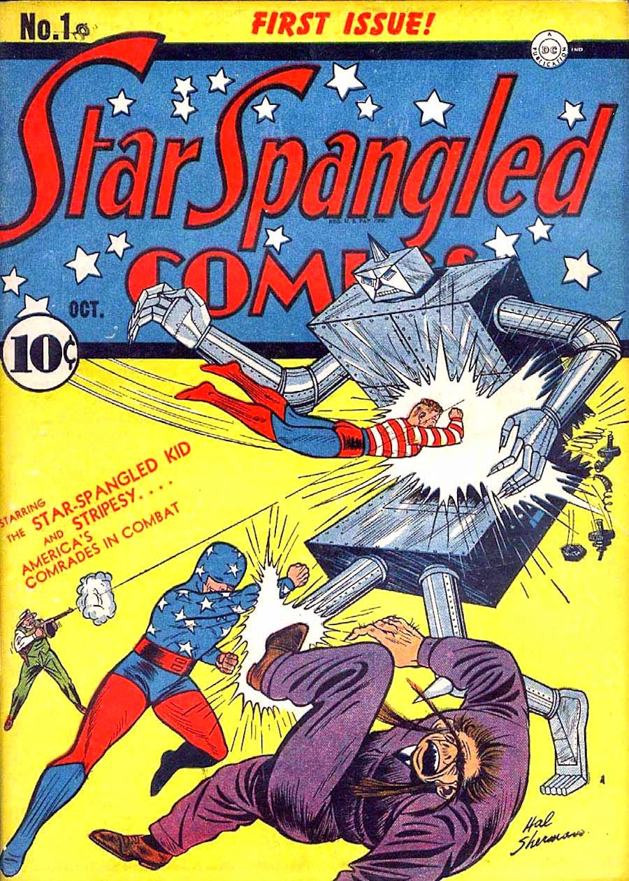 Star Spangled Comics #1 - 1st Star-Spangled Kid, Stripesy - Pencil Ink