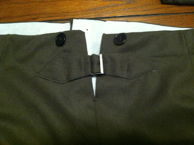 Victorian Tailoring: 1830s Broadfall Trousers: Finished