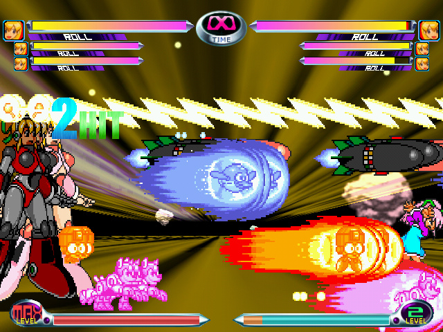 MARVEL VS CAPCOM 2 04.蘿露招式(Roll Skill) - RMMH洛克人回憶之館