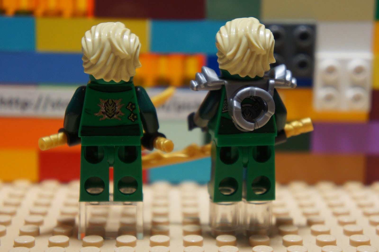 LEGO Ninjago 2x LLOYD GARMADON Green Ninja Minifigures + Samurai ...