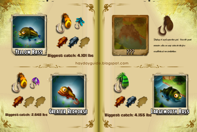 Hay Day Guide: Fish Encyclopedia