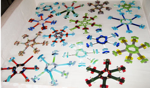 Calyx Glass Blog: Fused Glass Snowflakes at the LUX