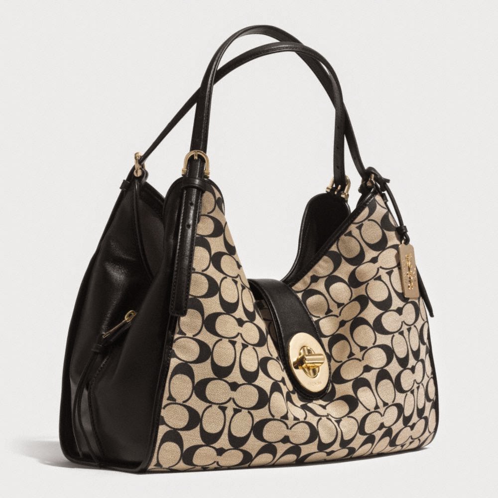 PrettyTreasure2u: Coach Madison Carlyle Signature Shoulder Bag 32907
