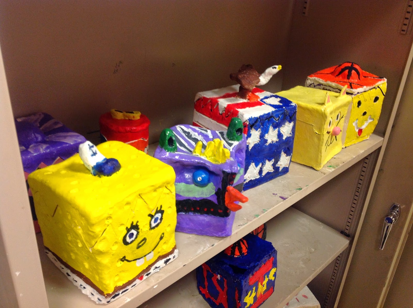 Miss Arty Pants: Themed Clay Boxes