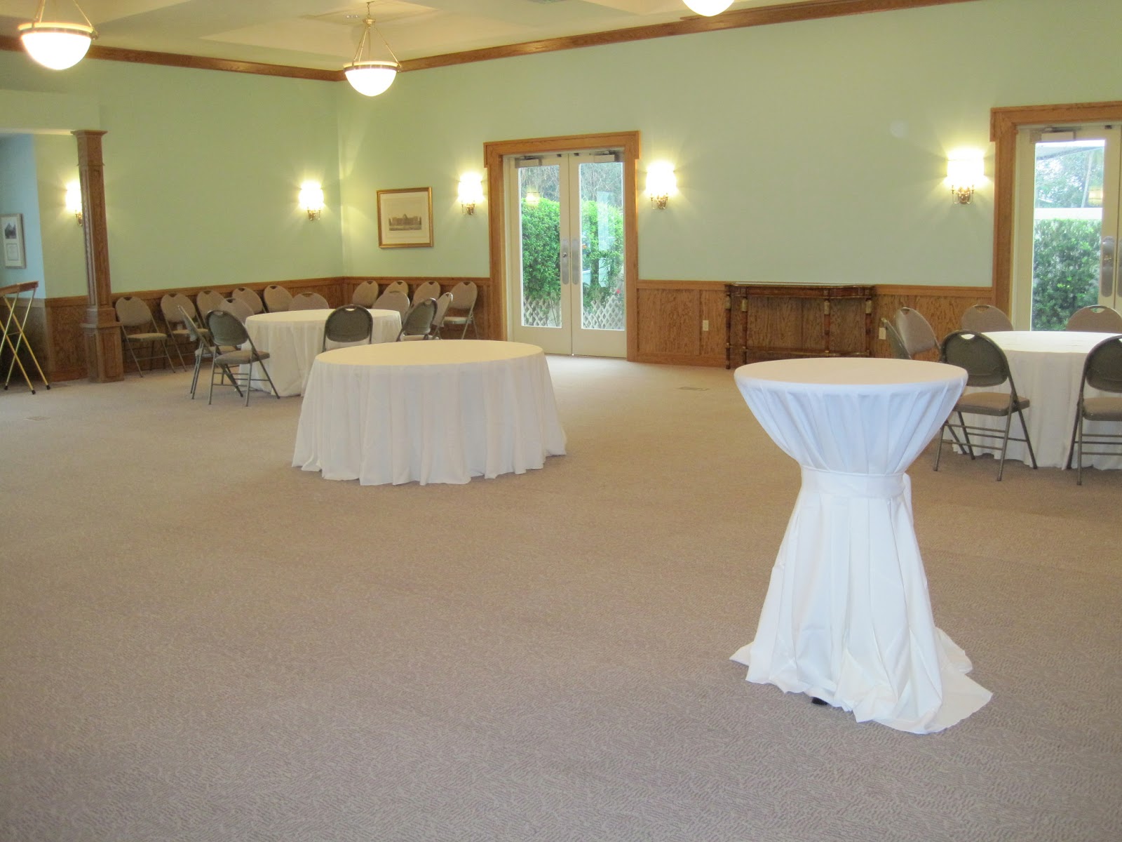 FINISHING TOUCHES: FUNERAL HOME RECEPTION ROOM