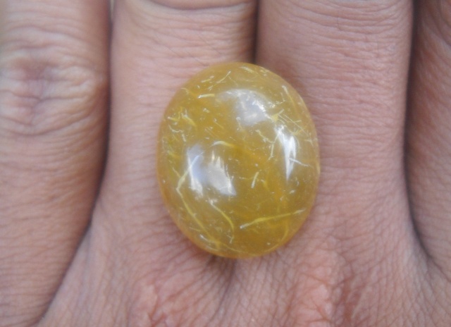 Lapak Batu Antik ( LBA ): AG53- Batu Garut Kuning Berserat ..Cantiknya ...