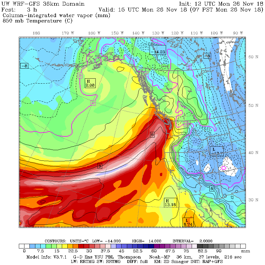 Cliff Mass Weather Blog: Strong Winds and an Atmospheric River Hit the ...