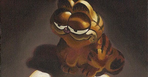 .: Garfield - painting study