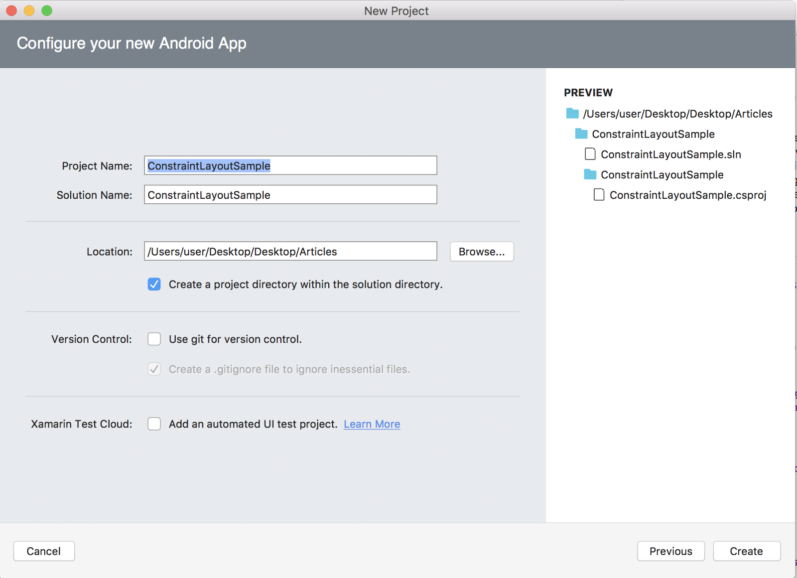 Step 2: Adding ConstraintLayout Package
