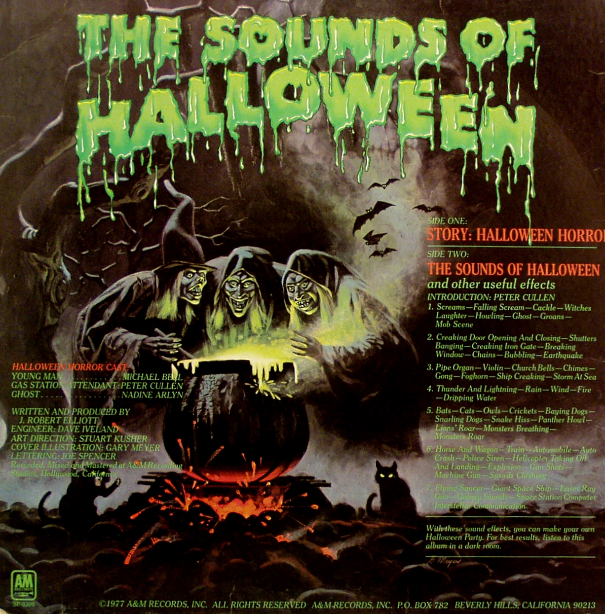 Old School Halloween Records | Blood Curdling Blog of Monster Masks