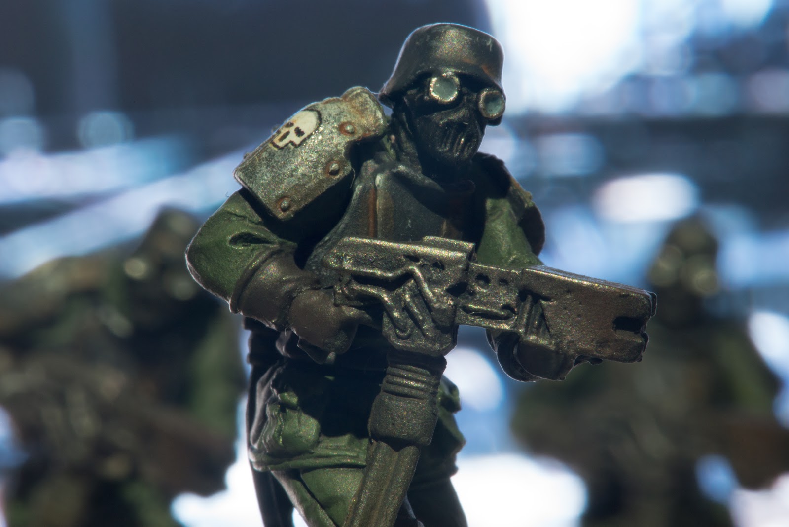 Toy Construct: Dust Tactics: Laser Grenadiers