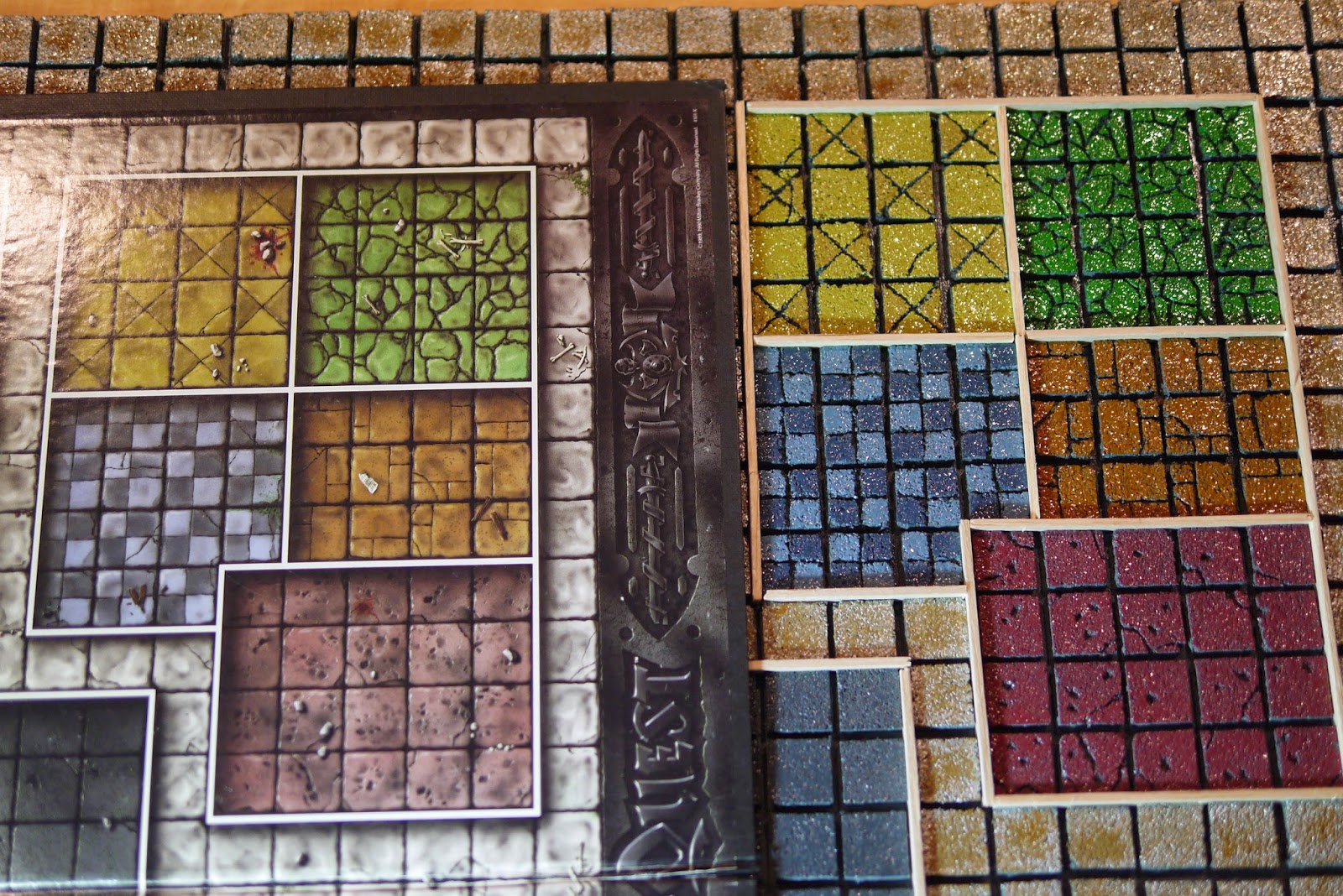 ADP's Gaming Closet: Custom HeroQuest Board