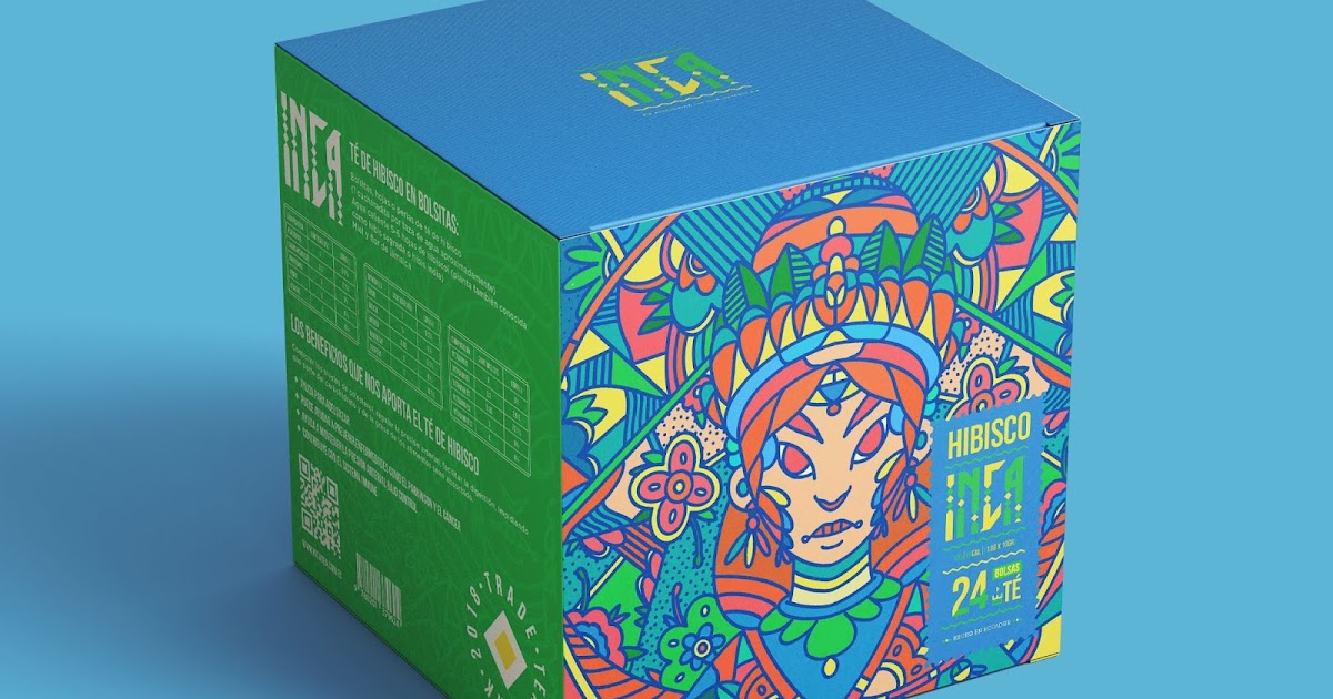 Inca Tea Hibisco Pachamama God on Packaging of the World - Creative ...