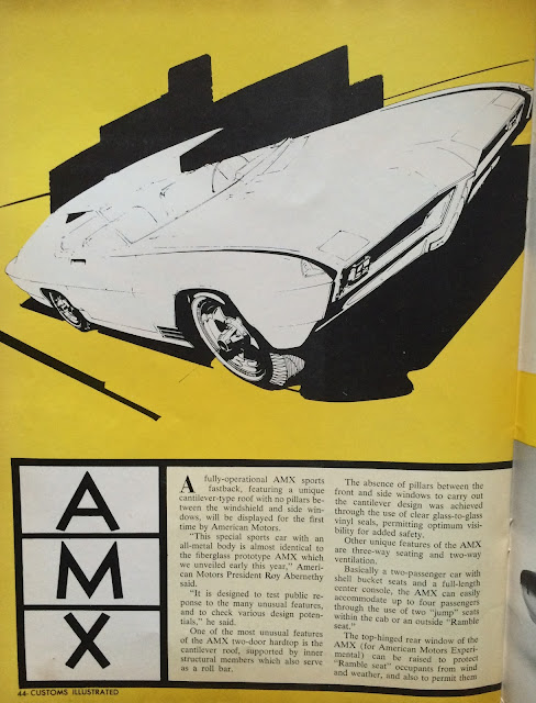 Deadly Curves: AMX By AMC Prototype 1966