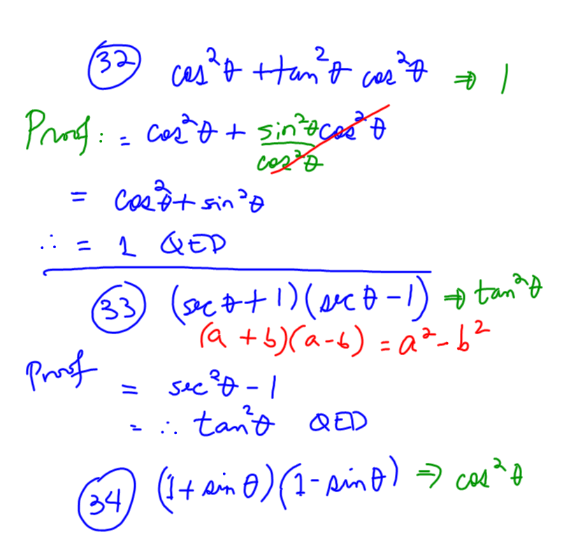 Mr. J.'s Math Classes: M4 Pythagorean Identities Proofs Part3
