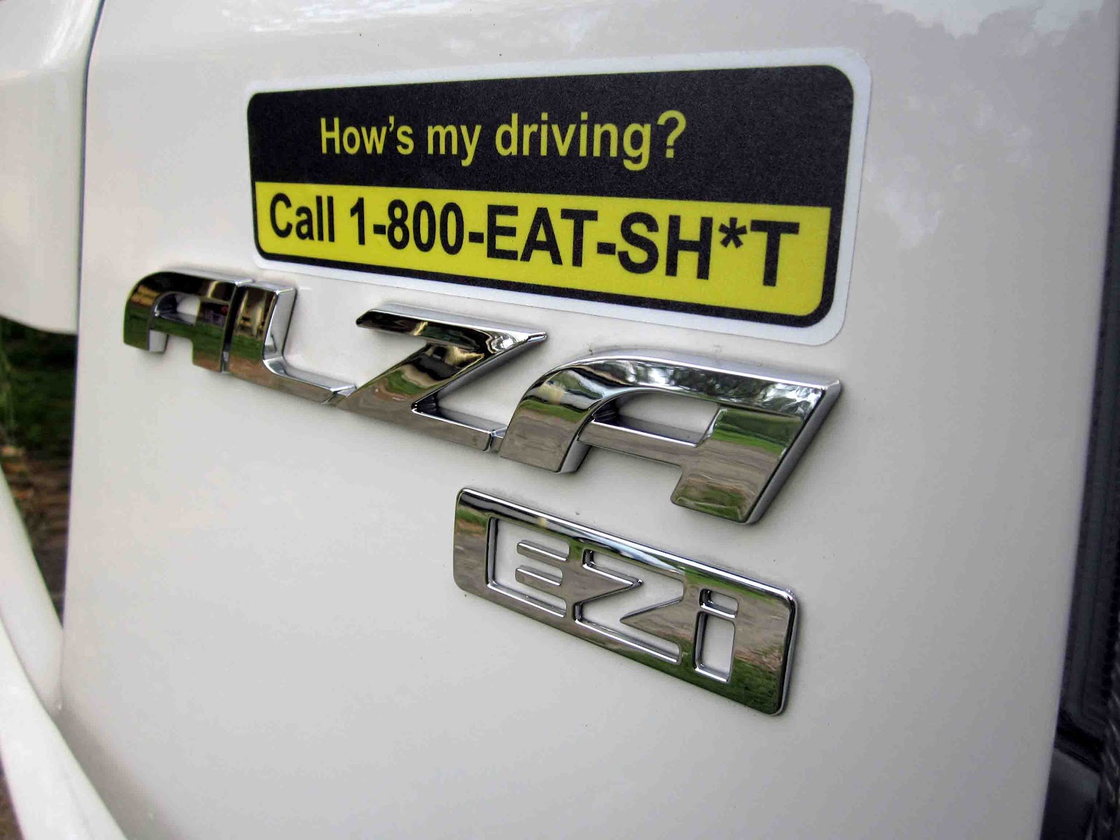 JDMdecals Garage: FWD-064 Funny Warning Decal - My Driving
