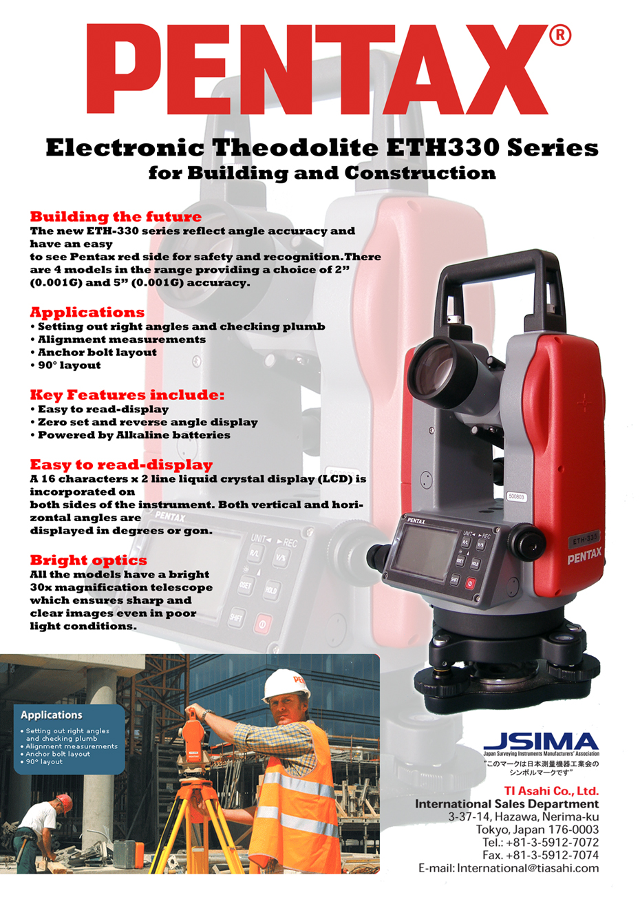 DIGITAL THEODOLITE PENTAX - Warung Alat Survey
