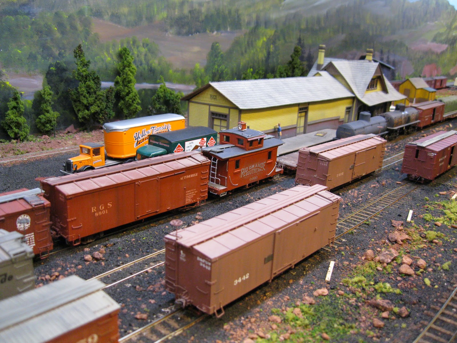 Model Railroads I Visit: Bill Sn3 Scobie's Rio Grande Southern Layout