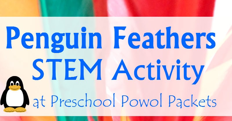 Penguin Feather Science STEM with Preschoolers! | Preschool Powol Packets