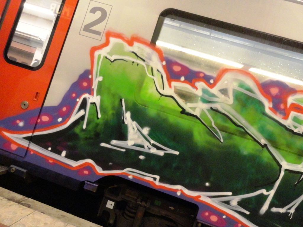 DISLOCATION Art on Train