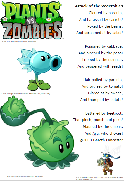 Plants vs. Zombies Poetry Smash