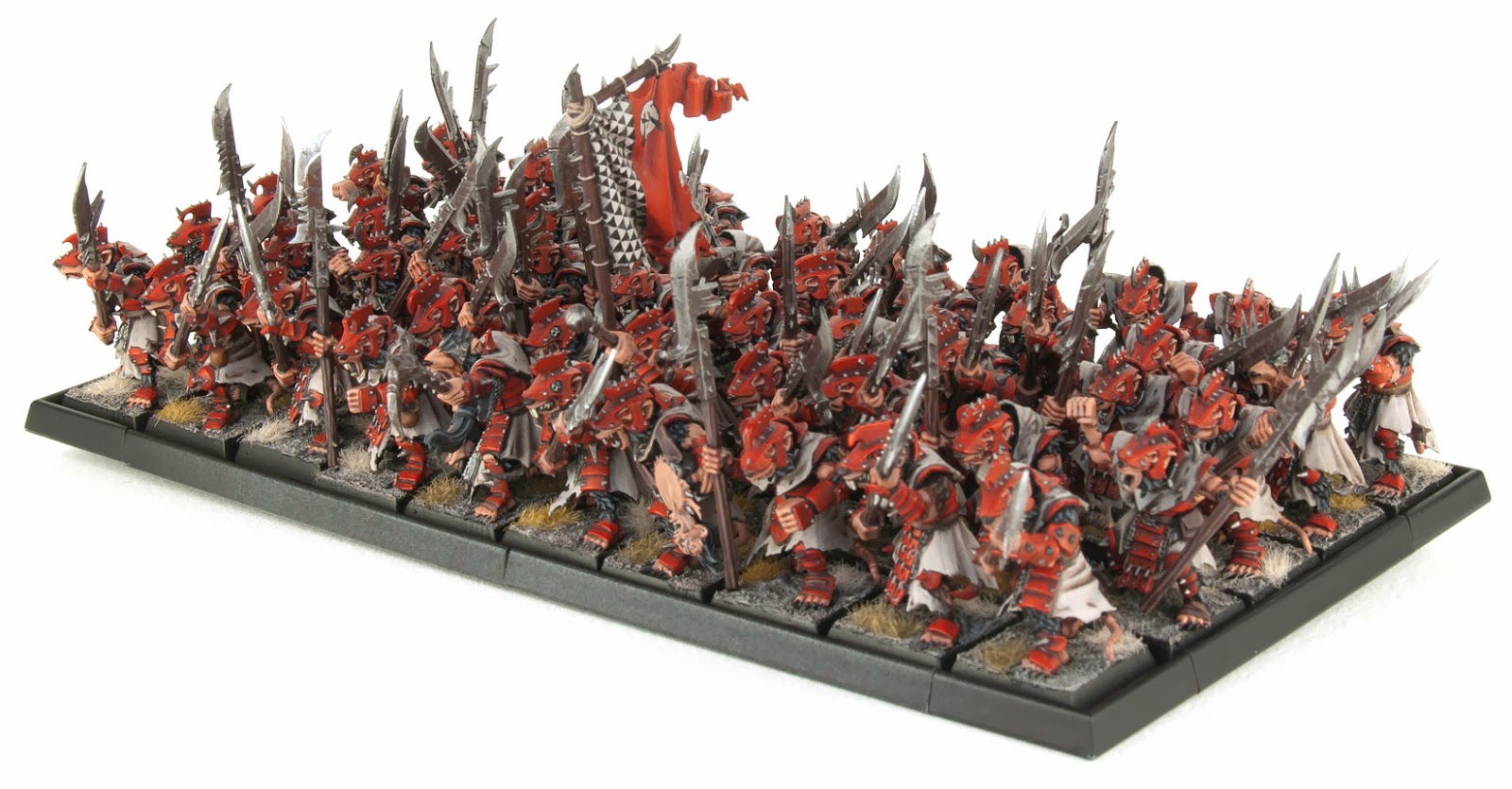 Showcase: Skaven Stormvermin Unit #1 - Tale of Painters