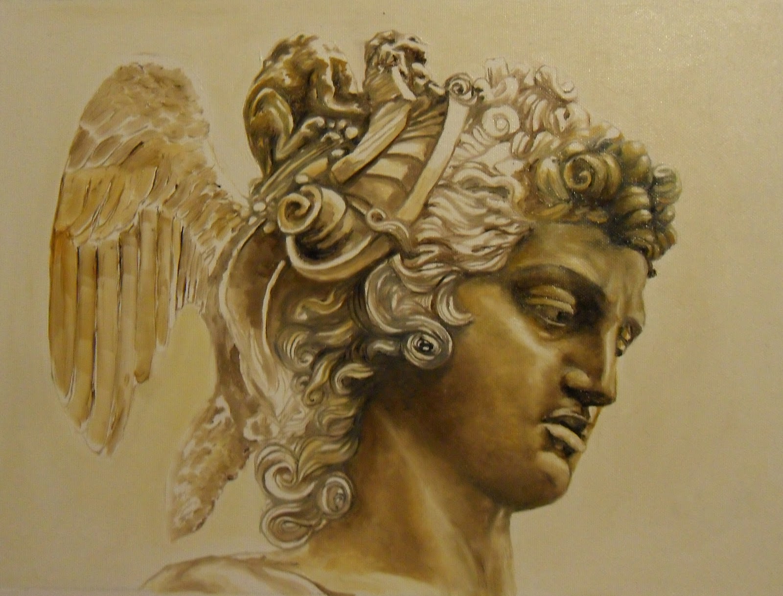 Daily Painting - Perseus after Benvenuto Cellini