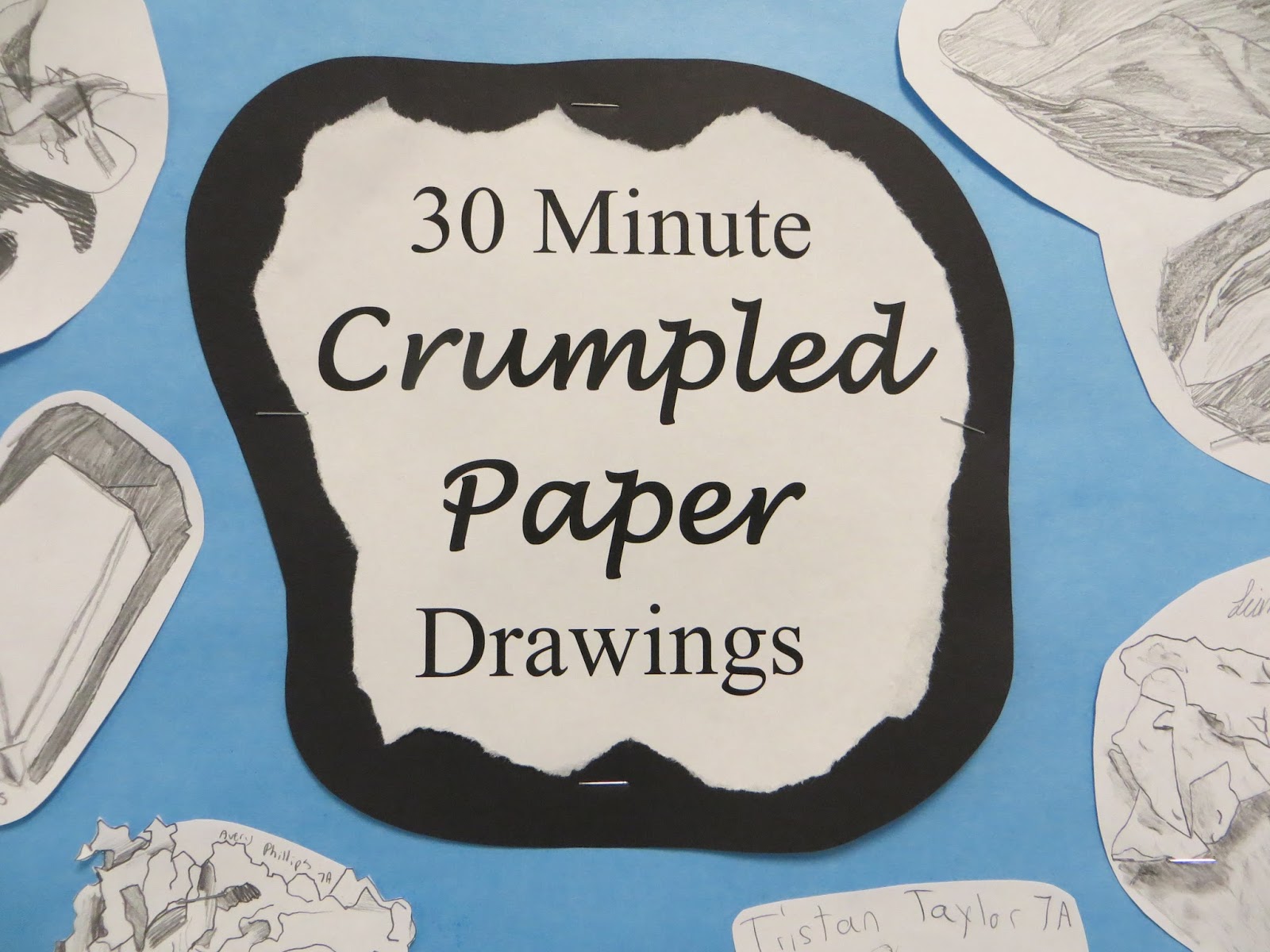 Shana's Art Room : Crumpled Paper