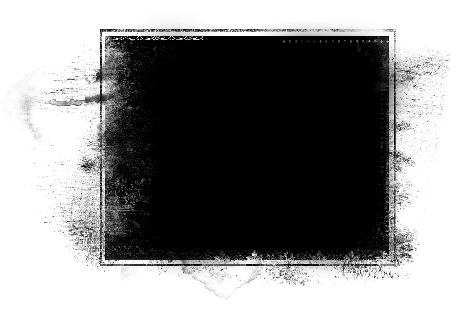 Marcos en Negro para Imprimir Gratis. | Oh My Bodas!