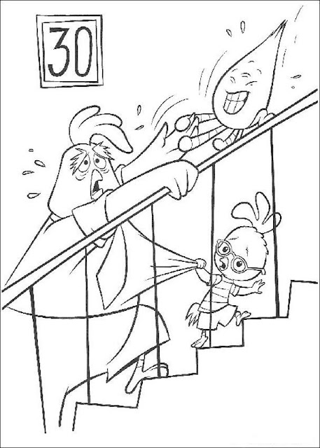 Chicken Little Coloring Pages - 16