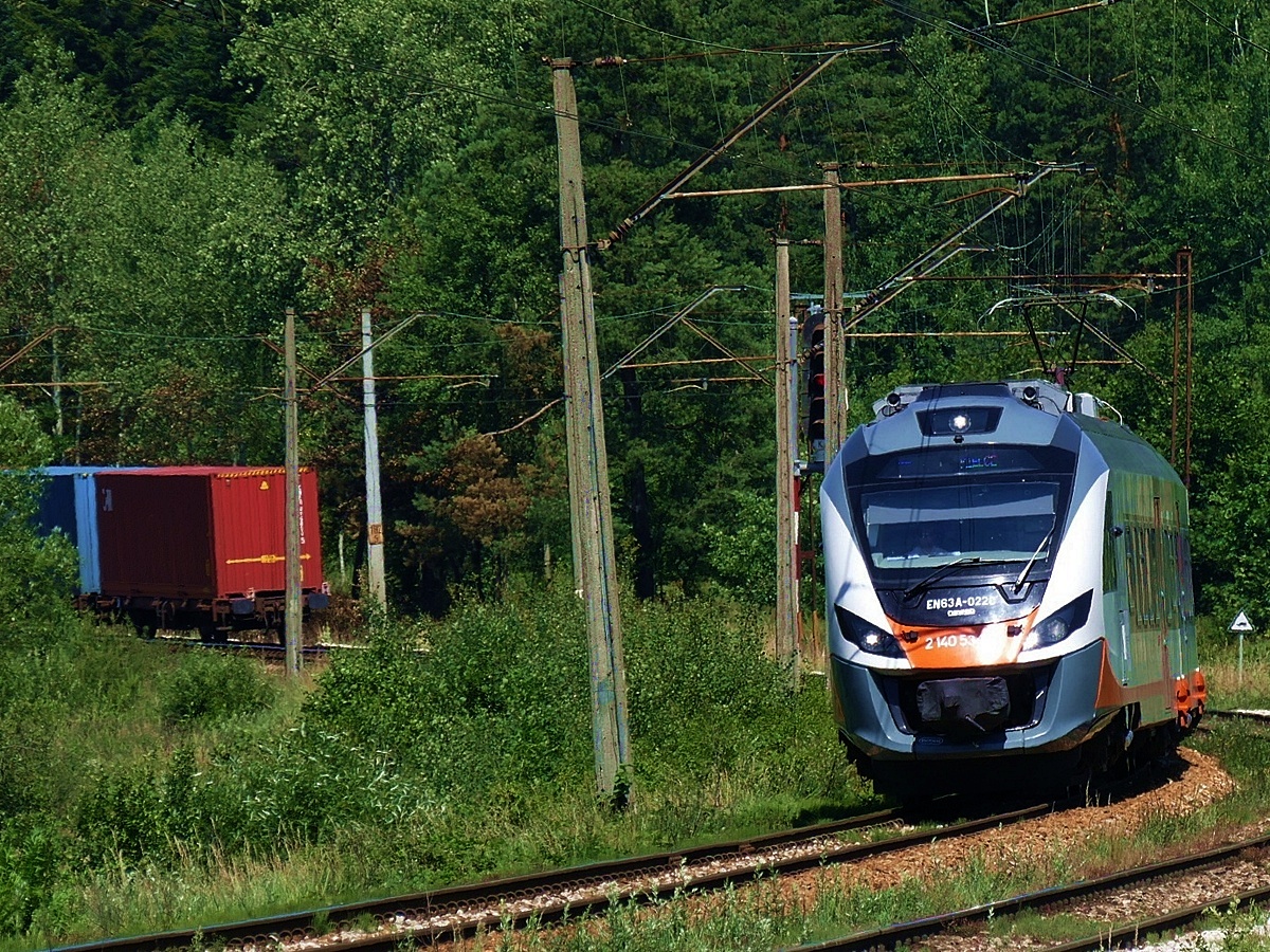 Czas Impulsów na leśnym łuku 182 kilometra Ósemki | Kolejowe Kielce