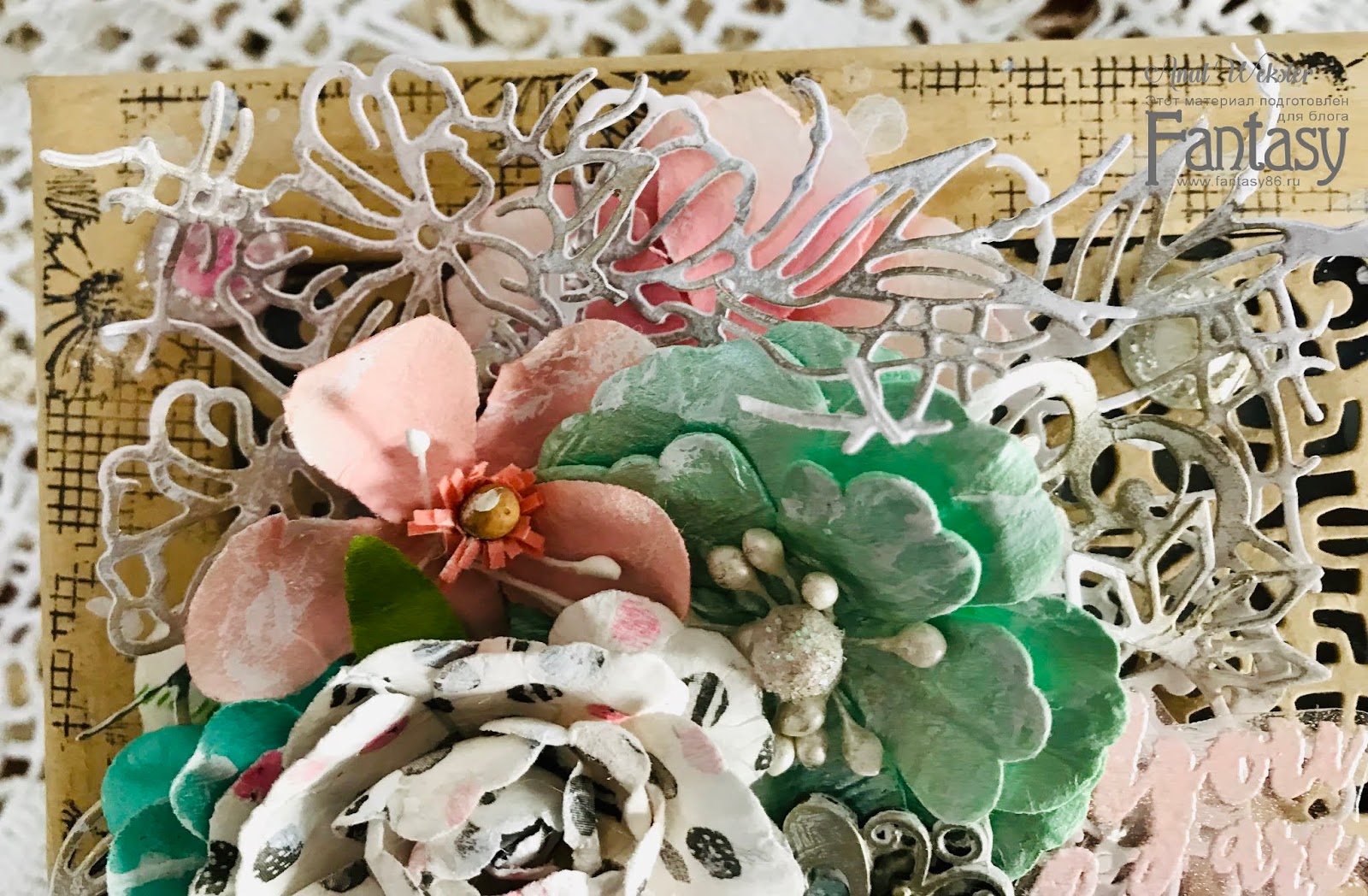 FANTASY: Beautiful Craft Box with Anat. Step by step tutorial