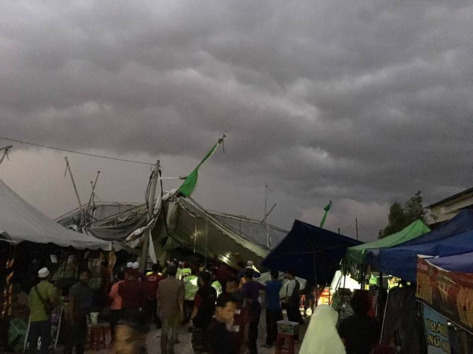 KERENGGA: Video dan 11 Gambar angin ribut yang melanda kawasan Muktamar ...