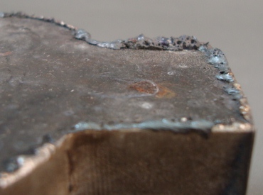 The Finished Part: Heavy Slag on Steel