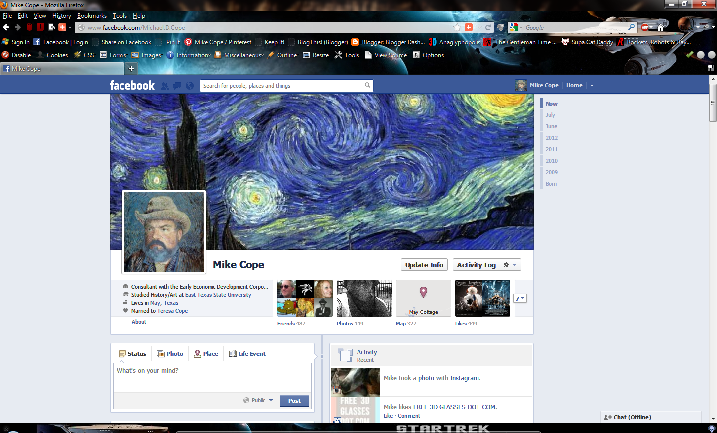 Eccentric at Large: Making FaceBook Cover Pictures For Desktop & Mobile