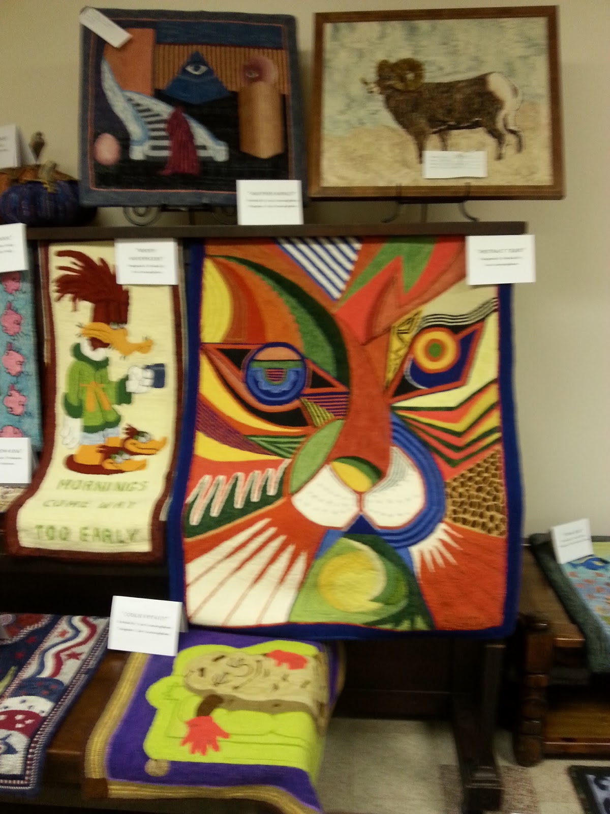 Wild West Rug Hookers: Prairie Rose Rug School Walking on Art