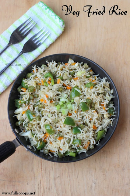 Vegetable Fried Rice ~ Full Scoops - A food blog with easy,simple ...