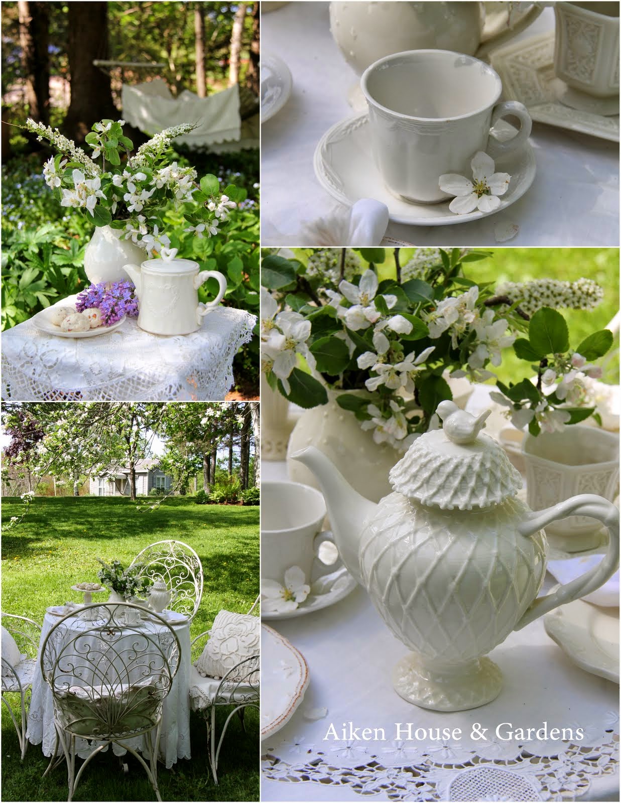 Aiken House & Gardens: A White Garden Tea